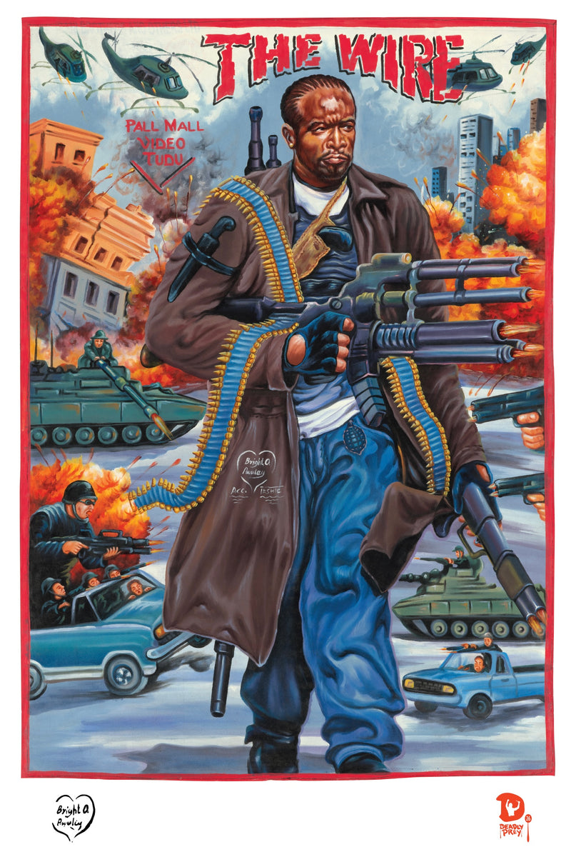 THE WIRE (High Quality Print) - Bright Obeng – Deadly Prey Gallery