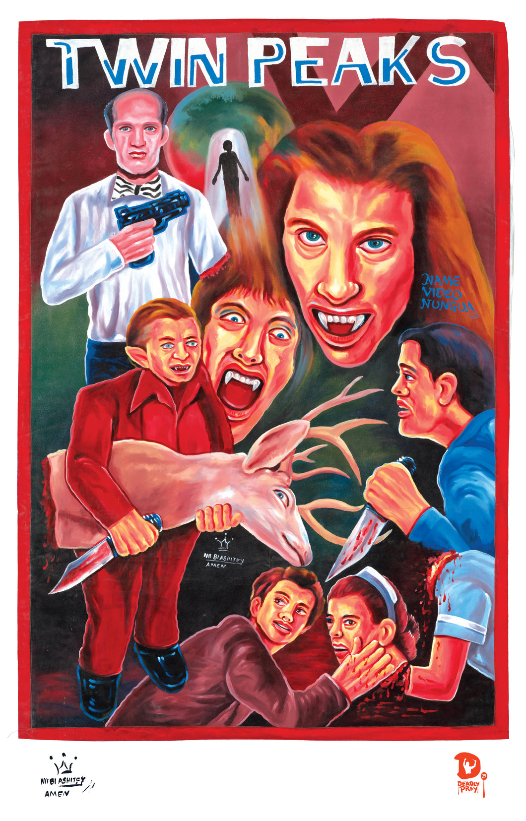 TWIN PEAKS (High Quality Print) - Nii Bi Ashitey – Deadly Prey Gallery