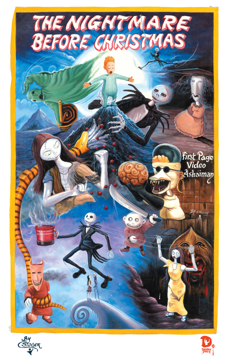 THE NIGHTMARE BEFORE CHRISTMAS (High Quality Print) - Stoger – Deadly ...